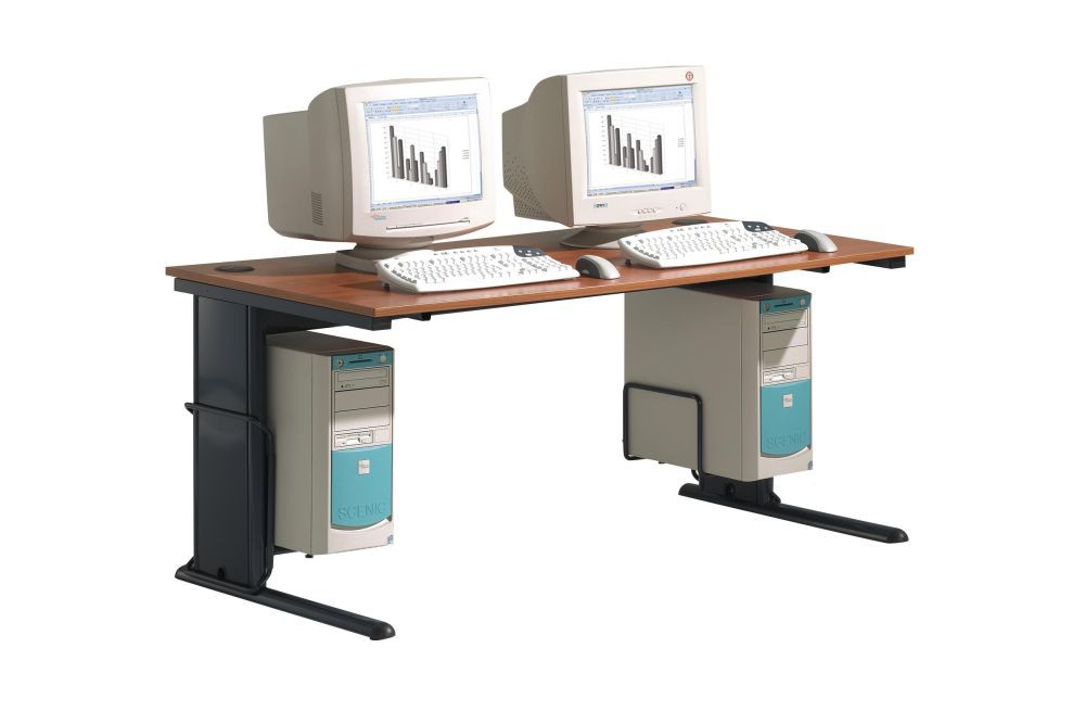 Computertisch CN III, C-Fuß-Objekttisch