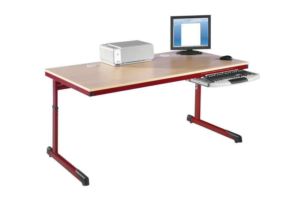 Computertisch CN IV, C-Fuß-Objekttisch